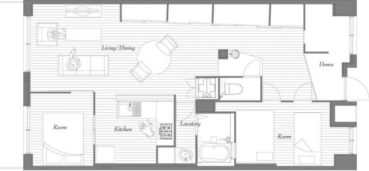 70㎡、3LDK、マンションの「例の間取り」からのリノベーション｜ウィル空間デザイン